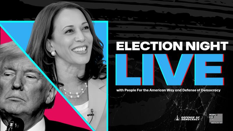 Watch with us on election night | People For