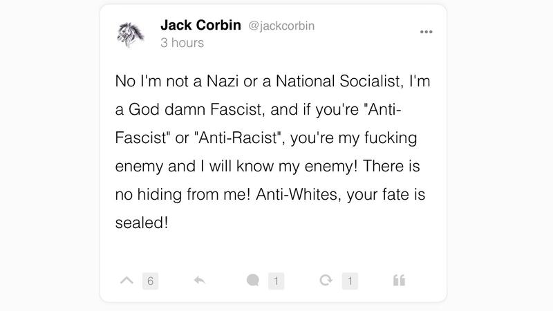 'Jack Corbin’ and the Violent Underbelly of White Nationalism | People For
