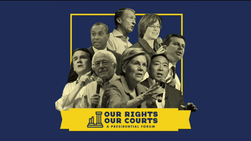 Democratic Candidates Talk Courts at Our Rights, Our Courts Forum